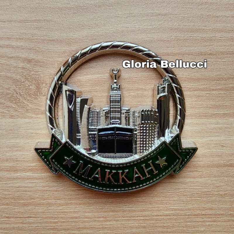 Makkah Mecca UAE madinah metal refrigerator magnet sticker souvenir by ...