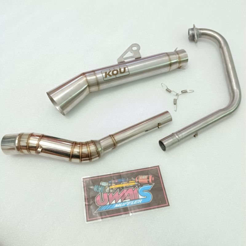 1 set Super open Kou Mahachai open Spec pipe 51mm for Tmx 125 155 Rusi ...
