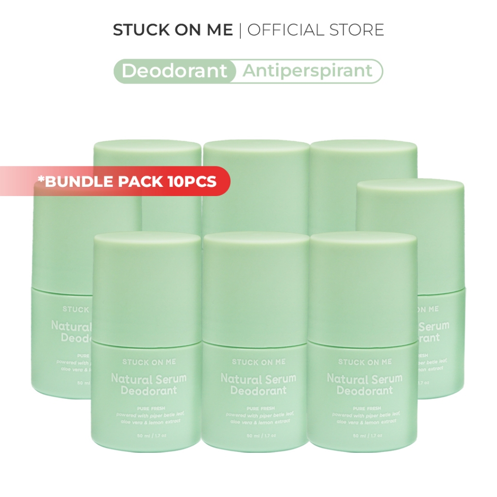 Stuck On Me - Deodorant Roll On Serum Pure Fresh 50ml Bundle 8pcs ...