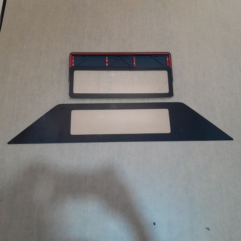 Acrylic NUMBER PLATE COVER COATING/RAIZE CAR MIKA/ROCKY CUSTUM MODEL ...