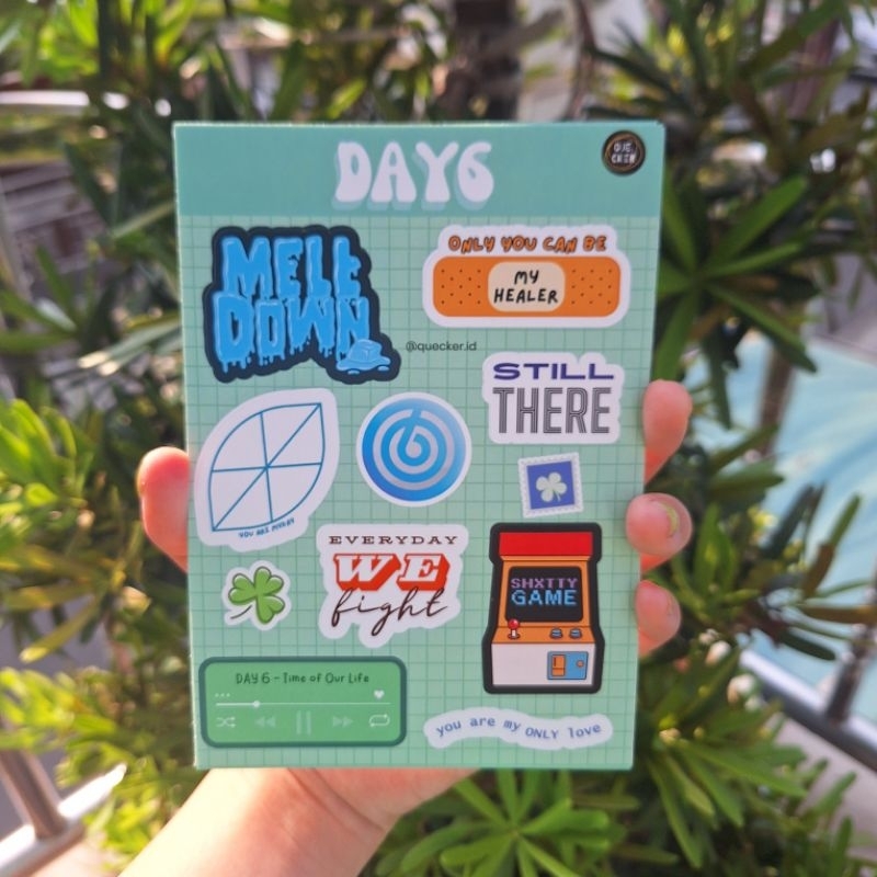 Day6 STICKER SET FANMADE KISS CUT A6 Size | Sticker sheet pack Laptop ...