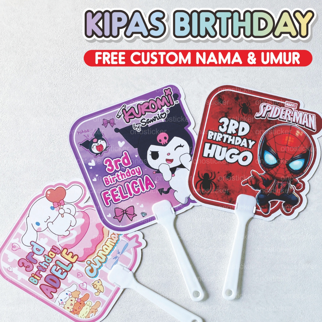 Custom Fan Souvenirs | Birthday Hand Fan | Hand Fan | Shopee Philippines