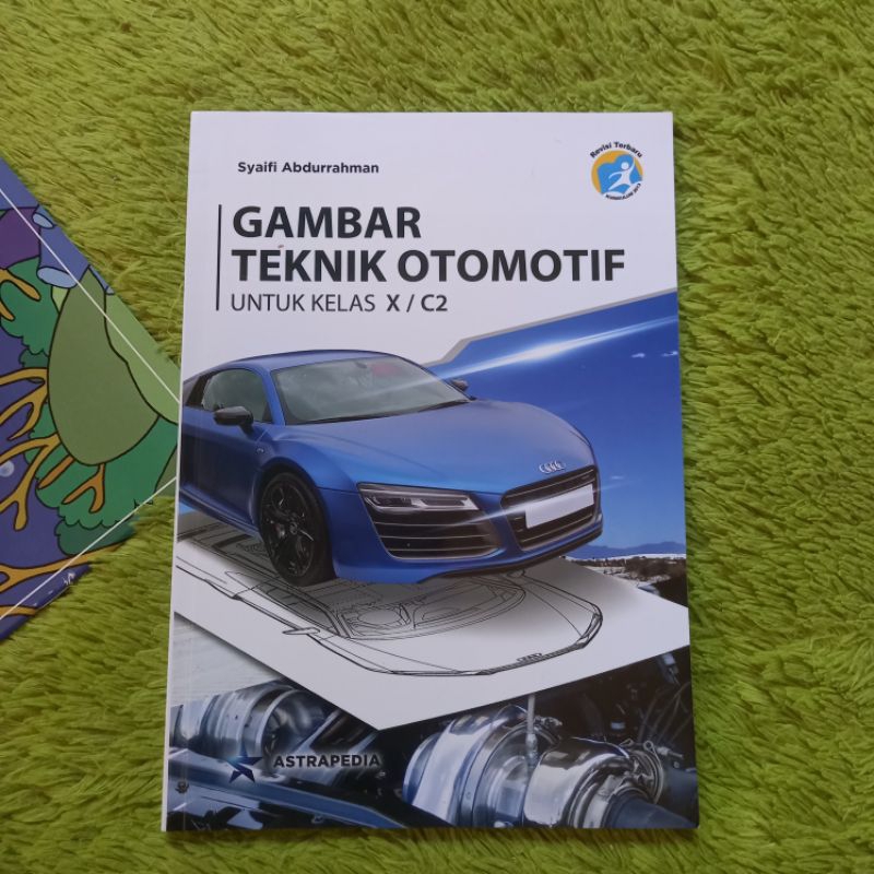 Original Automotive Engineering Drawing Book Class 10 C2 SMK | Shopee ...
