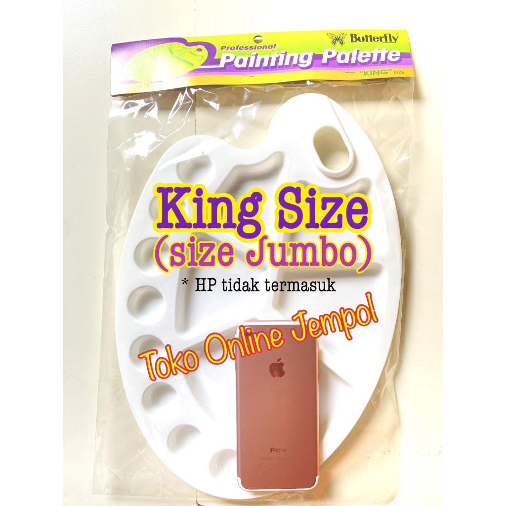 Jumbo KING SIZE Butterfly Painting Palette paint Palette container ...