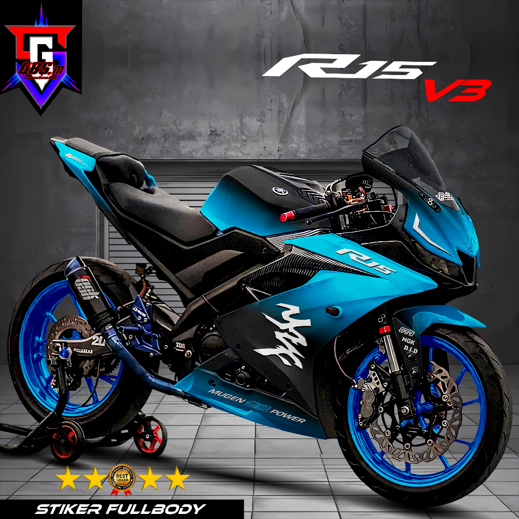R15 V3 Decal Motorcycle Decal Sticker R15 V3 Sticker Yamaha R15 V3 ...