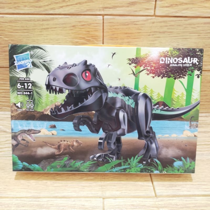 Large Jumbo Dino Brick Block Indominus Rex Tyrannosaurus T-Rex | Shopee ...