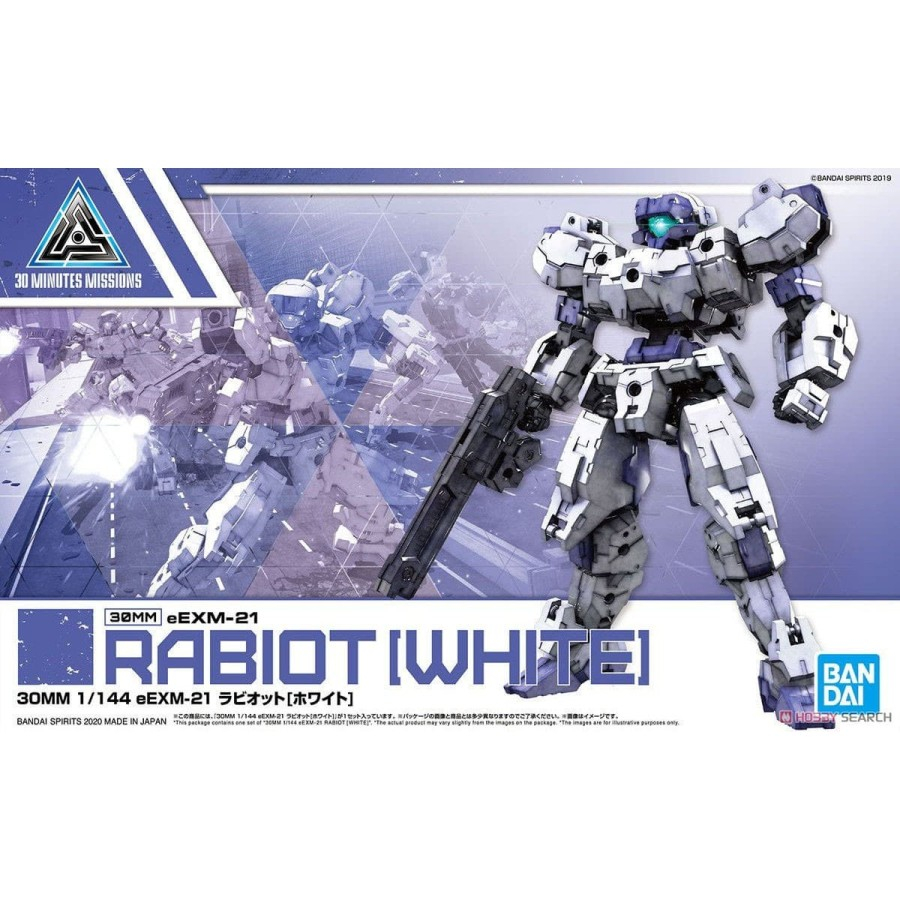 30mm Rabiot White Gundam Bandai Gunpla Model Kit 30min Mission | Shopee ...