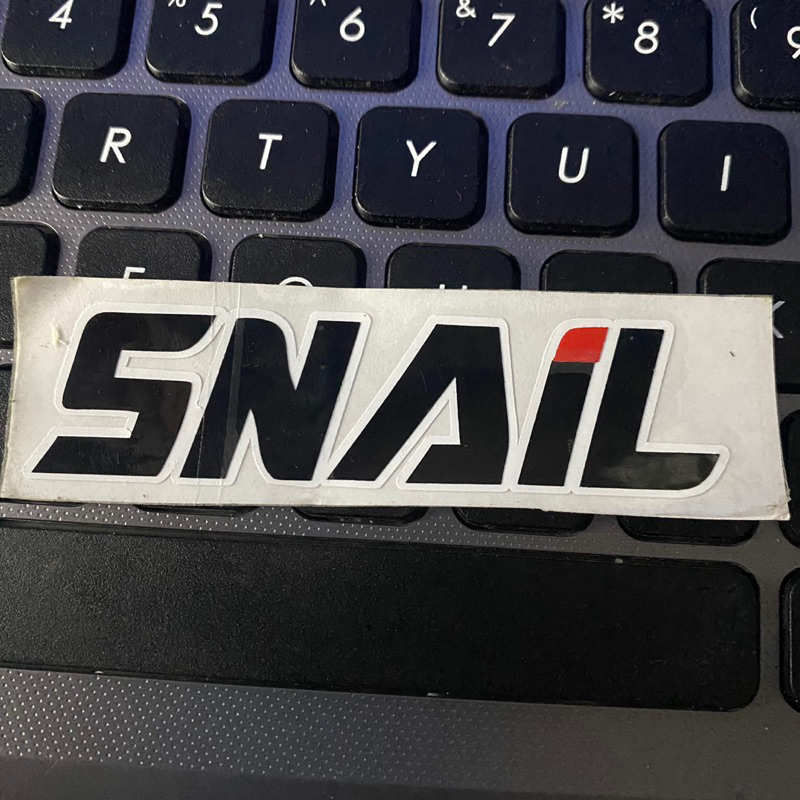 Snail helmet logo cutting Sticker fullcae cutting half face helmet ...