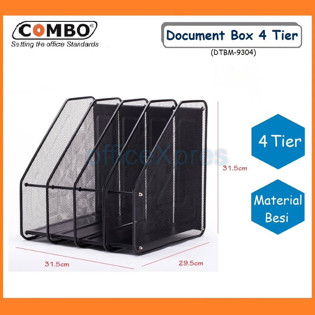 4 Tier Office File Box Rack / layer Document Rack / Document Rack ...