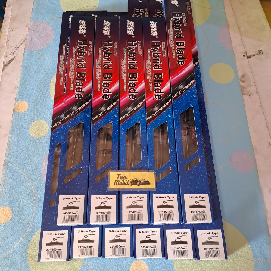 Wiper Blade RWB Hybrid Premium 14 16 17 18 19 20 21 22 24 26 inch ...