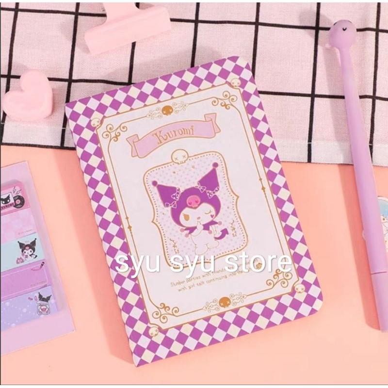 Kuromi A6 hardcover SSY notes Diary | Shopee Philippines
