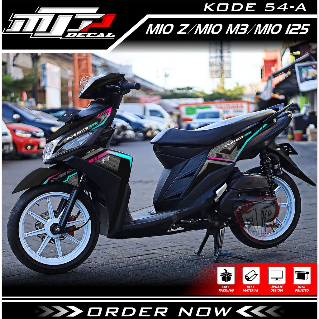 Yamaha Mio 125 M3/Z Striping Sticker Mio M3/Z Standard Striping Decal ...