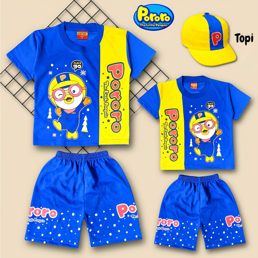 Pororo Penguin Children's Character Suit With Hat | Shopee Philippines