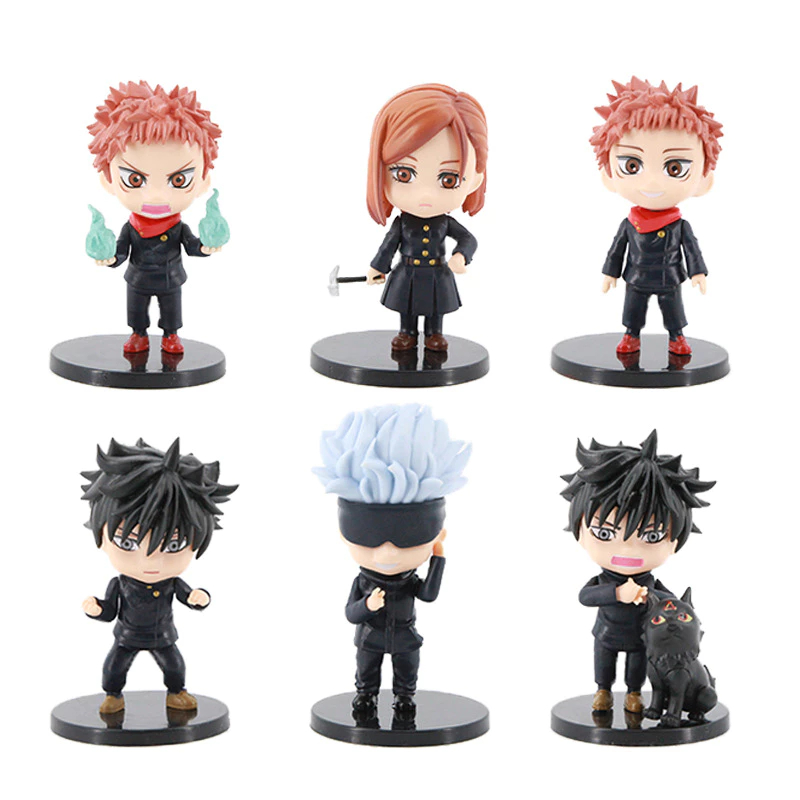 Action FIGURE JUJUTSU KAISEN GOJO SATORU ITADORI YUJI SUKUNA PANDA ...