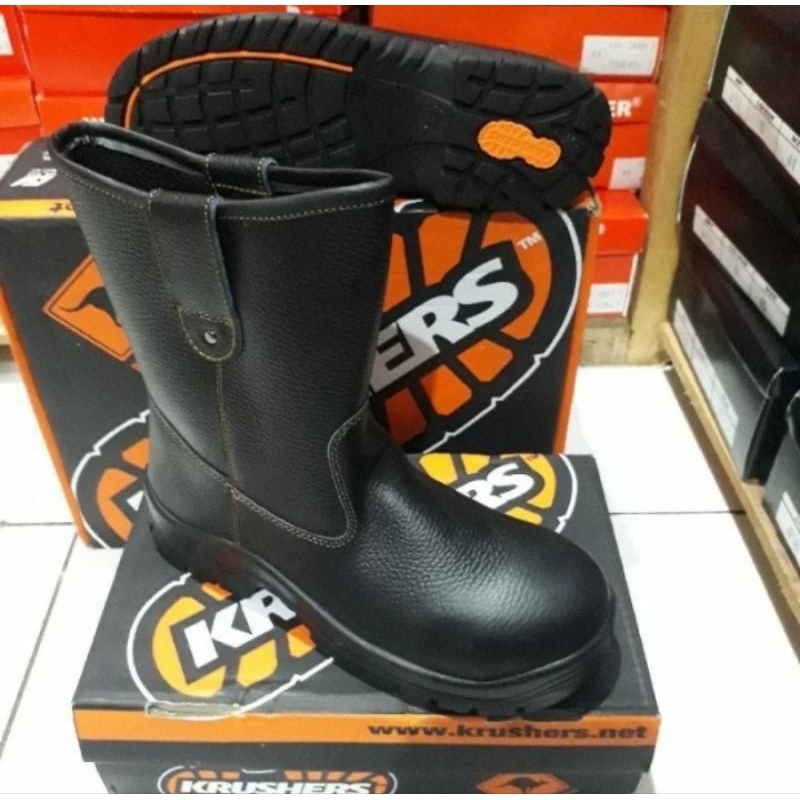 Texas BROWN / BLACK KRUSHERS SAFETY SHOES ORIGINAL SAFETY BOOTS ...