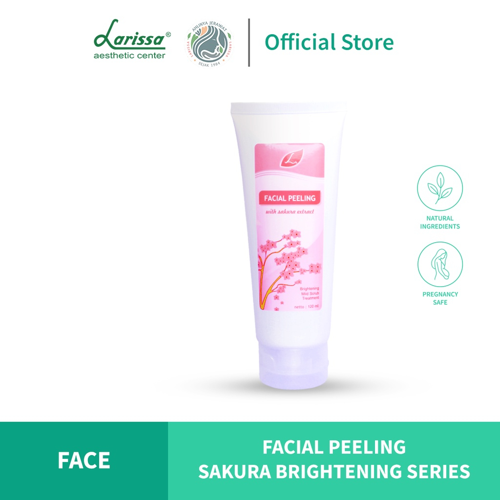 Larissa Facial Peeling Sakura Brightening Series | Shopee Philippines