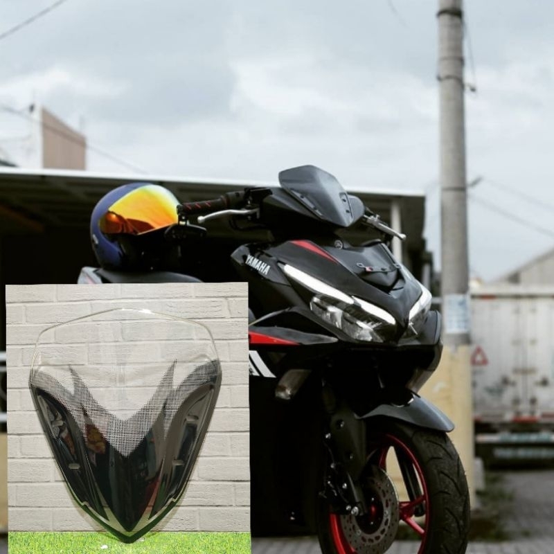 Windshield yamaha aerox old new standard model pnp aerox acrylic ...