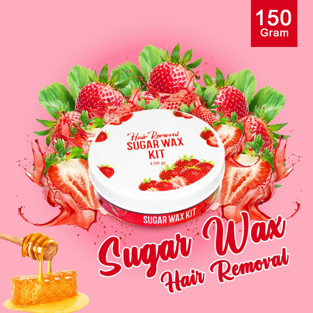 Sugar WAX WAXING KIT PREMIUM Hair Removal 150 Grams | Shopee Philippines