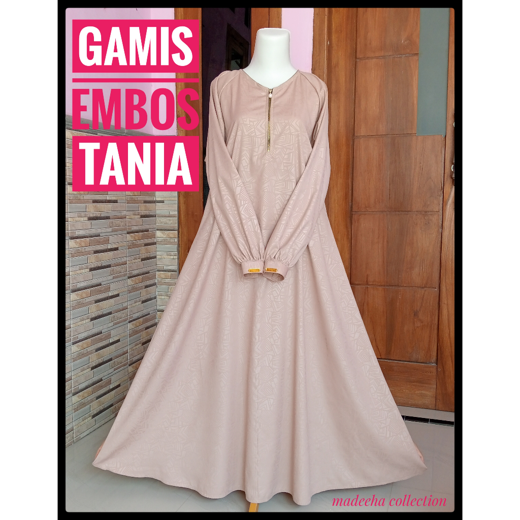 Tania Color Embossed Robe, Color Robe, ABAYA Robe, Muslim Robe | Shopee ...