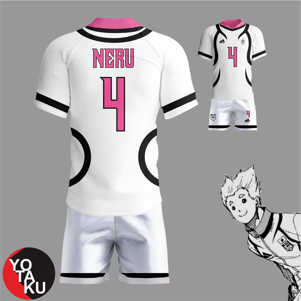 Anime Cosplay Jersey Blue Lock U20 Teppei Neru Full Set YOTACOS ...