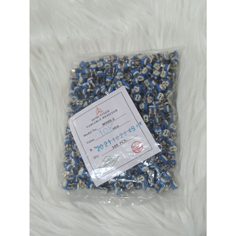 500 pcs variable resistor 103 trimpot trimmer VR plastic 10k | Shopee ...