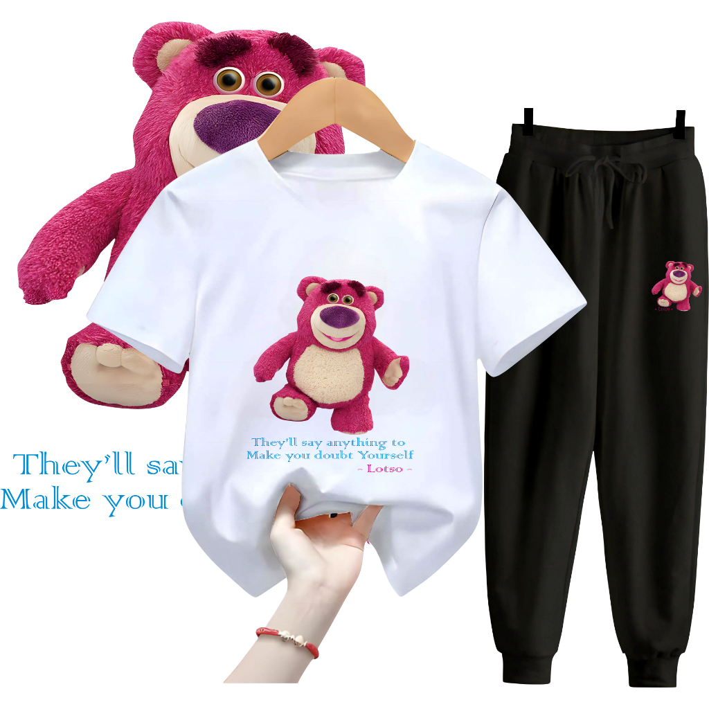 Fashion T-shirt and Pants Set for Girls 5-15 Years LOTSO Pattern ...