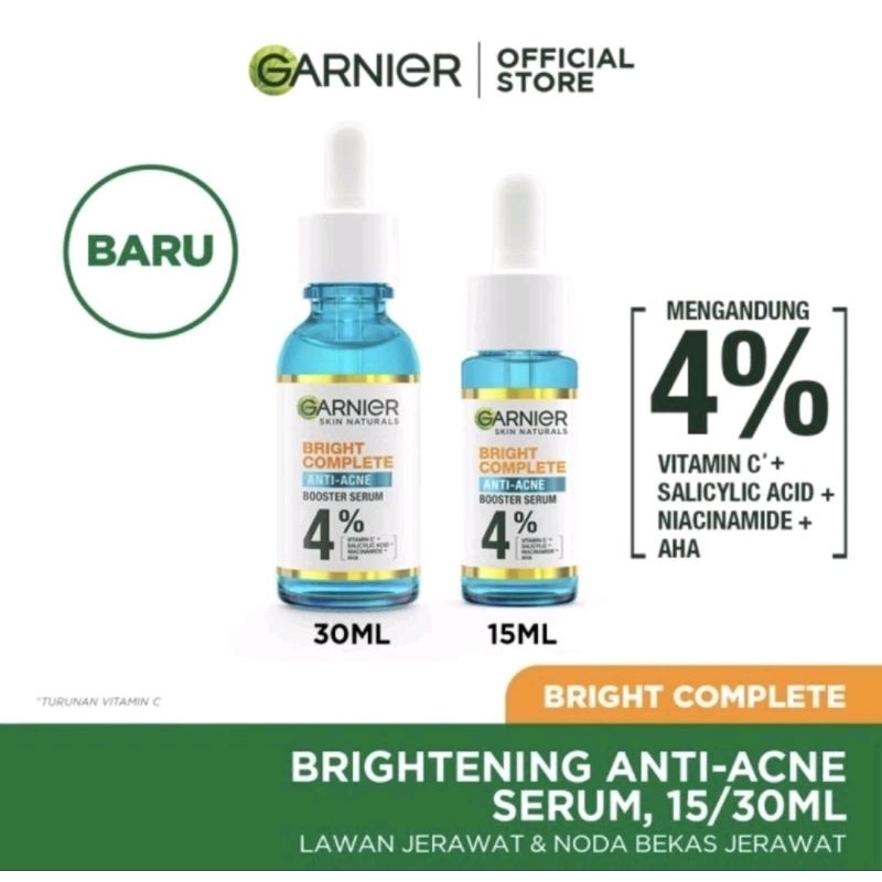 Garnier Bright Complete Anti Acne Serum 30ml Shopee Philippines