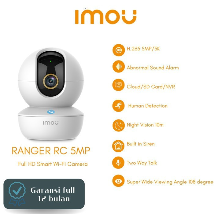 CCTV IP Camera Imou Ranger RC 5MP Official Guarantee | Shopee Philippines