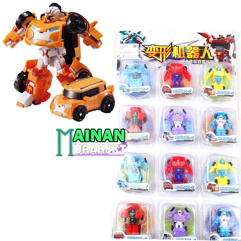 Children's Toy TOBOT MINI MIKA 69802 Toy Miniature Car Transformation ...