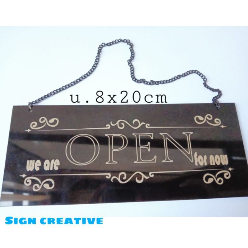 Acrylic Pop Up Sign Hanging Sign - Open/closed | Shopee Philippines