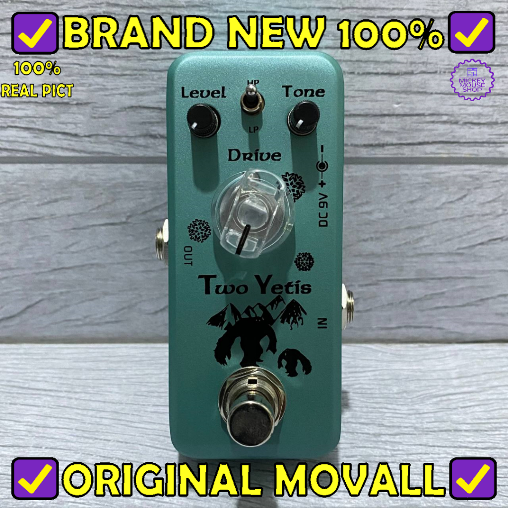 Guitar Effects Movall Two Yetis Overdrive OCD Tone Effect pedal ...