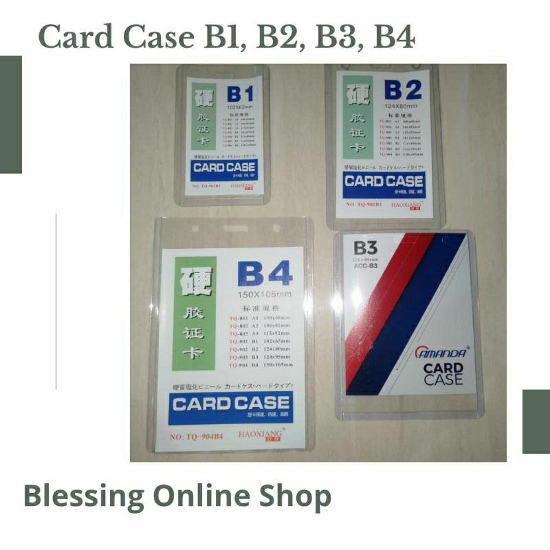 Plastic ID Card | Card Case B1 B2 B3 B4 | Shopee Philippines