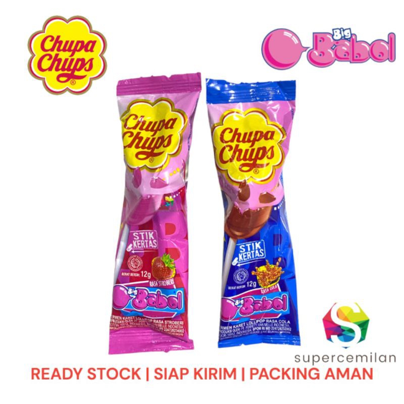 Chupa CHUPS COLLABS BIG BABOL Candy 24pcs | Shopee Philippines