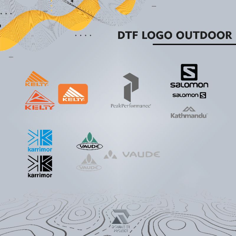 Mixed Outdoor Ironing/Press Logo DTF Screen Printing Sticker | Shopee ...