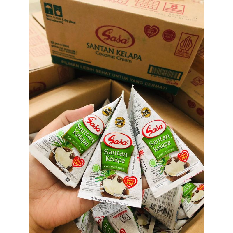 Sasa coconut milk 65ml (3pcs) | Shopee Philippines