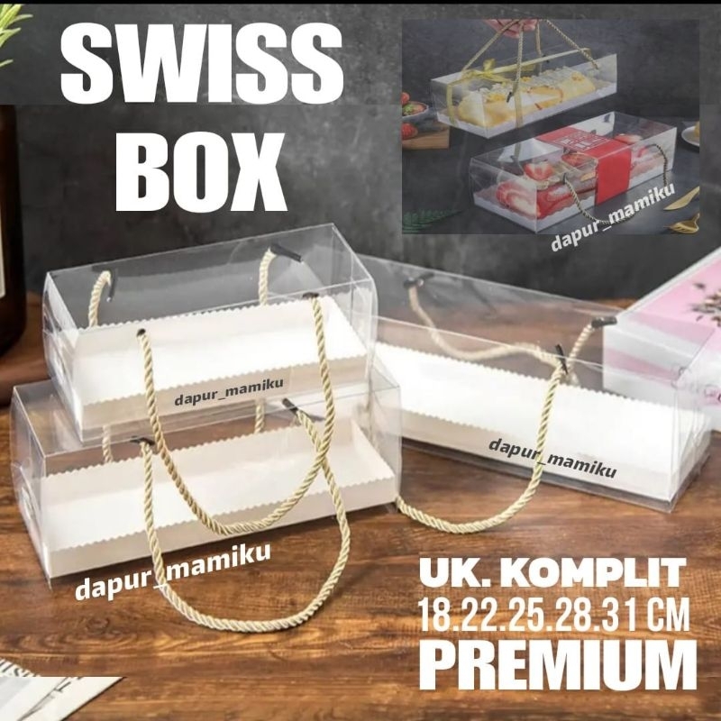Dapurmamiku (Swiss Box) Mica Rope Box Hampers Box Rolled Bolu Brownies ...