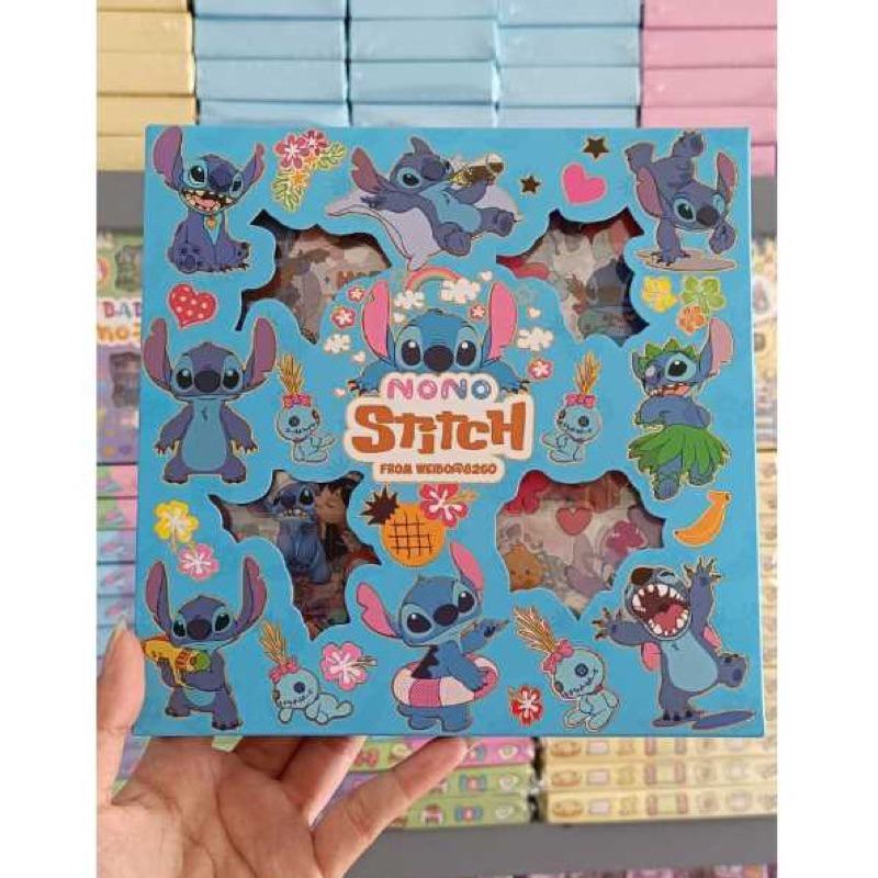 [PSS] NONO LILO STITCH STICKER CONTENTS 100 SHEETS - WATERPROOF STICK ...