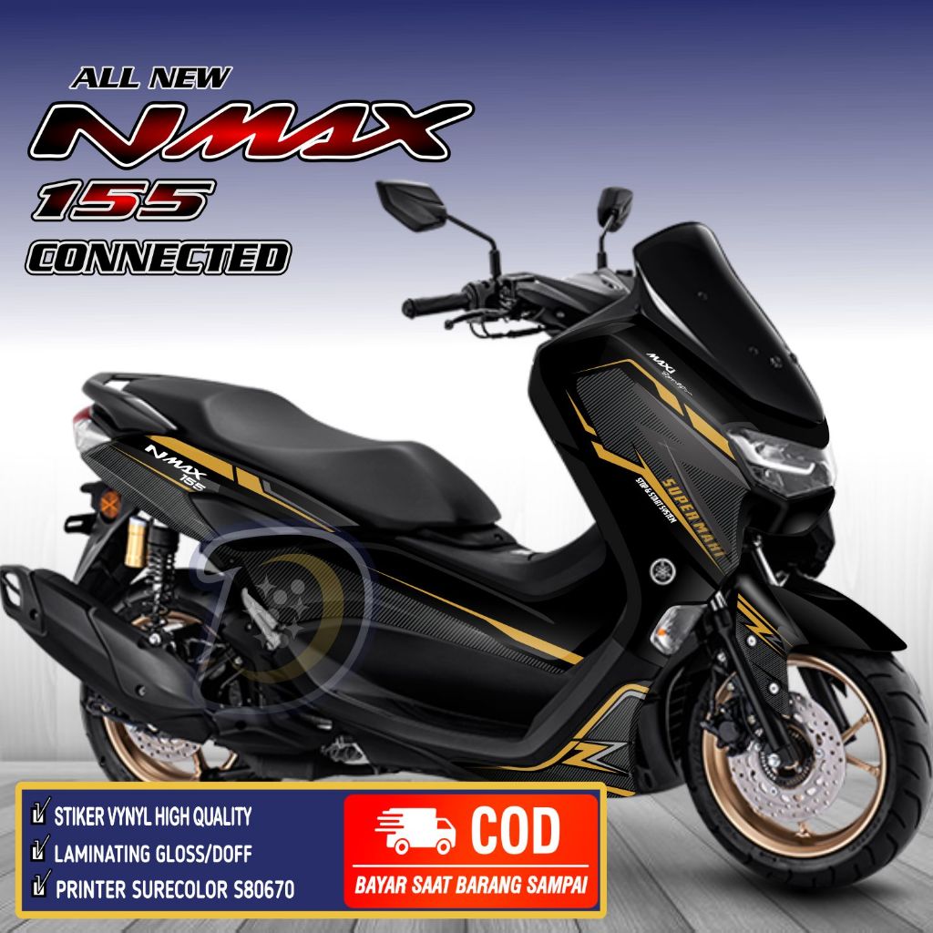 Nmax 155 New 2020 2022 Decal Nmax New Striping Yamaha Nmax New Full ...