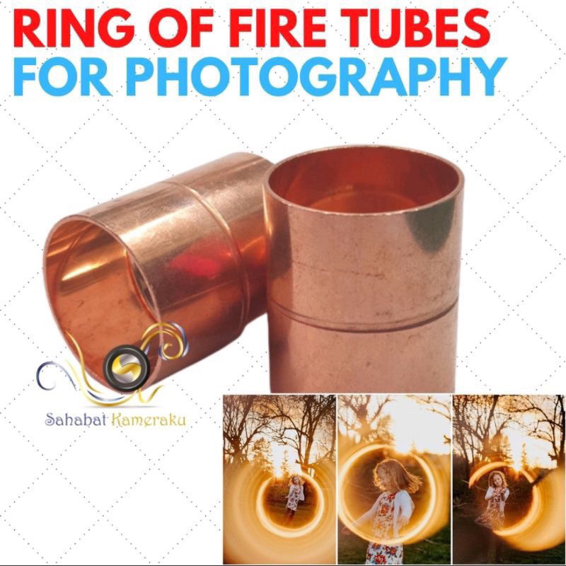 1.1cm Mini Ring of fire tube tubes photography copper for Mobile iPhone ...