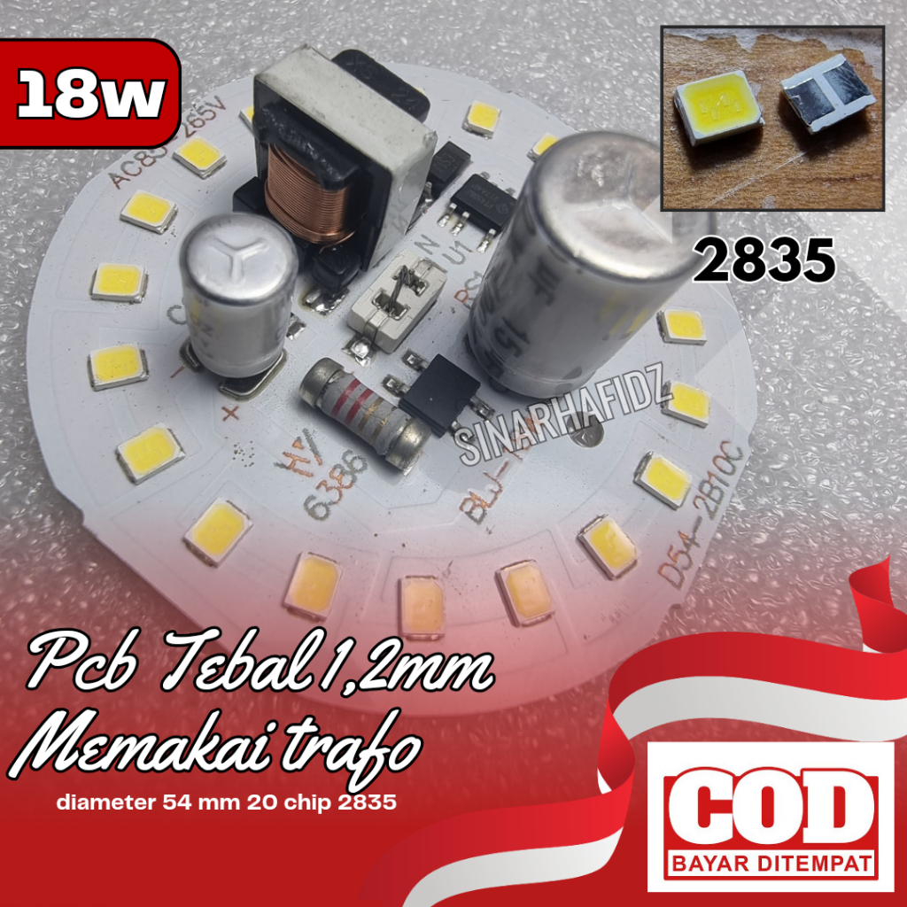 Pcb LED AC AC ACR plus Complete Watt Transformer 12,15,18,20,30,40 ...
