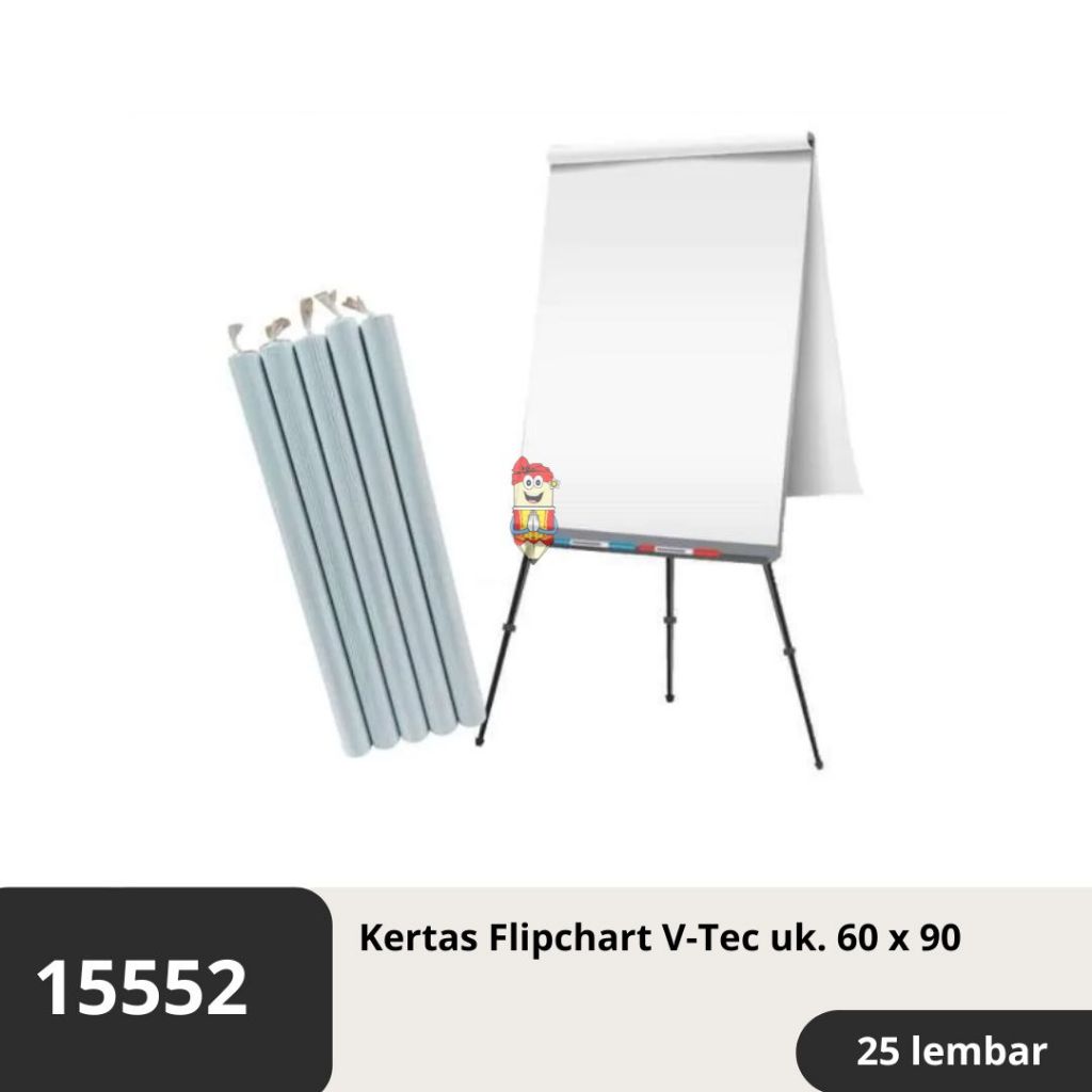 V-Tec Presentation Paper / Flipchart Paper uk. 60 x 90 | Shopee Philippines
