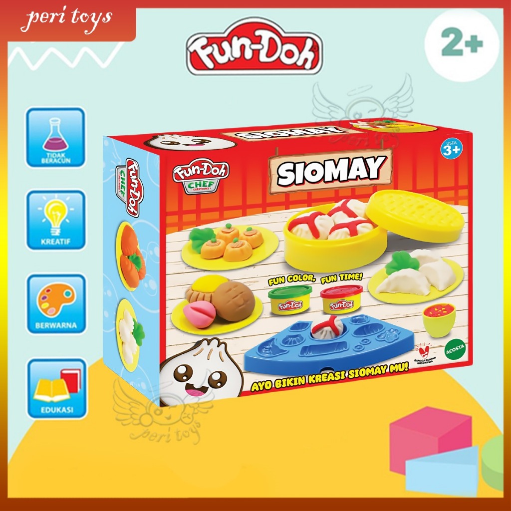 LILIN Fun Doh Candle Toy/Fun Doh Siomay 28200 (Siomay) | Shopee Philippines