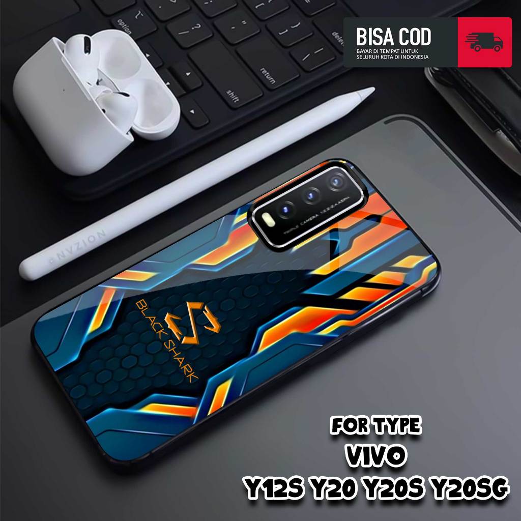 Case VIVO Y12S Y20 Y20S - Casing VIVO Y12S Y20 Y20S - BLACK SHRK MOTIF ...