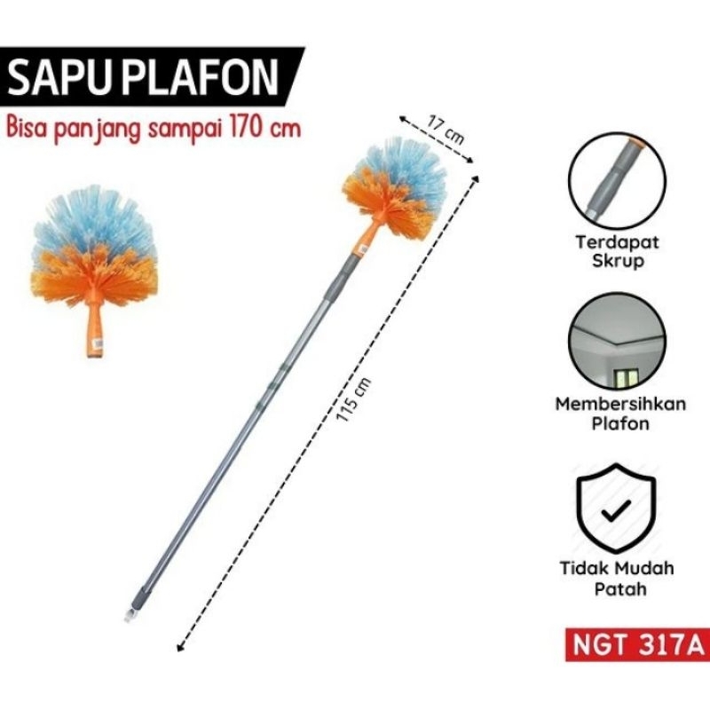 Nagata Round Ceiling Broom 317A | Shopee Philippines