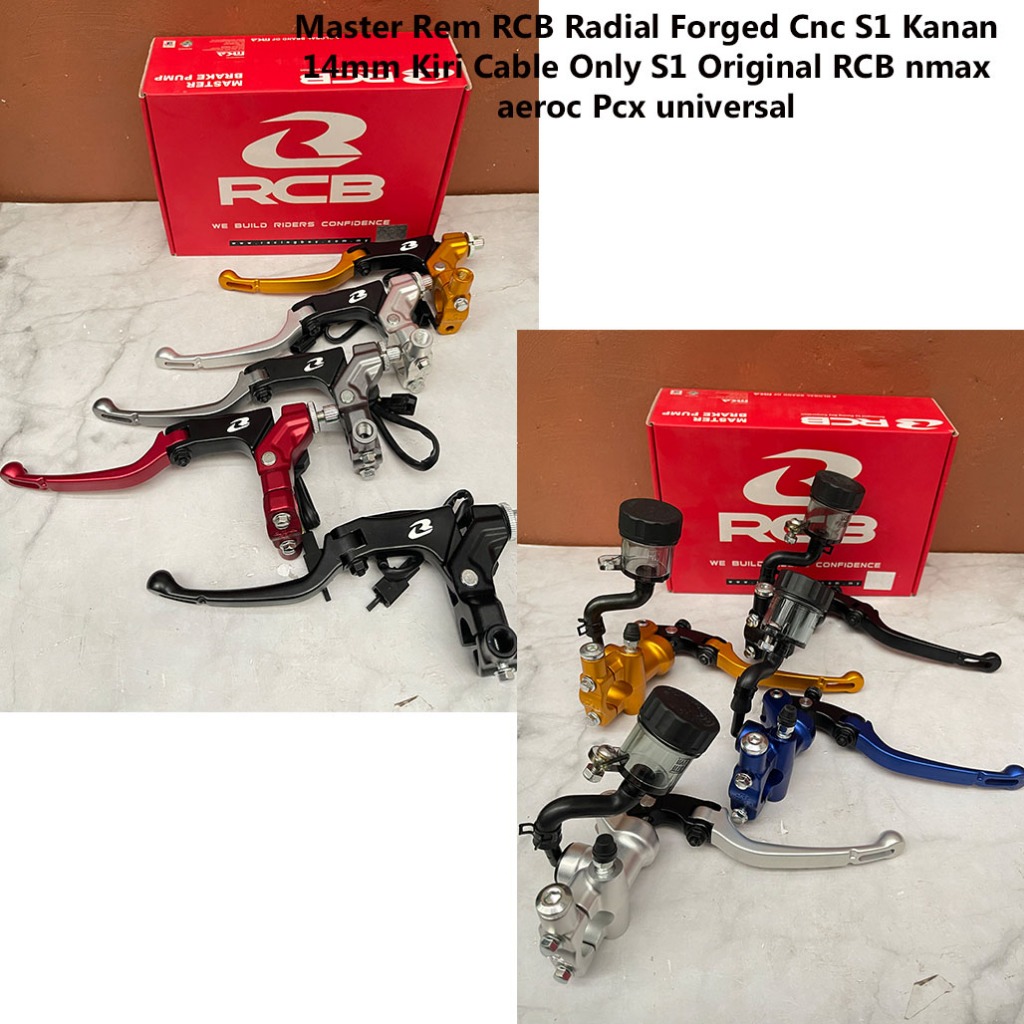 Brake Master RCB S1 Radial Forged Cnc Right 14mm Left Cable Only S1 ...