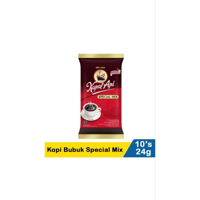 Kapal api coffee special mix 10s x 24g | Shopee Philippines