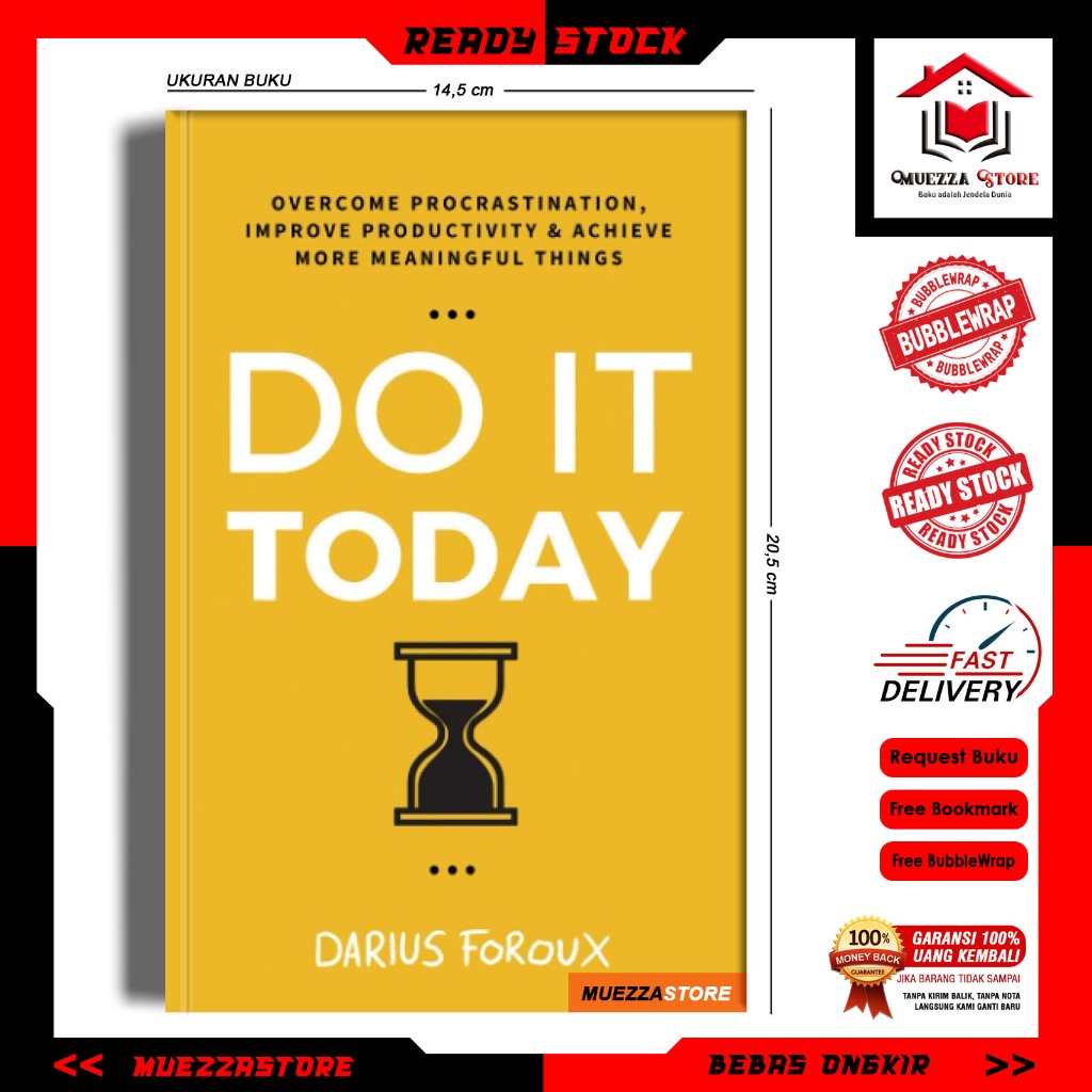 Do It Today by Darius Foroux (English/Indonesia) | Shopee Philippines