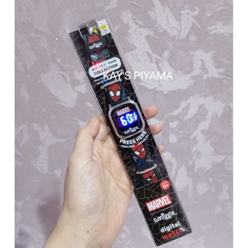 Smiggle MARVEL SPIDERMAN DIGITAL WATCH/CHILDREN'S WATCH ORIGINAL STORE ...