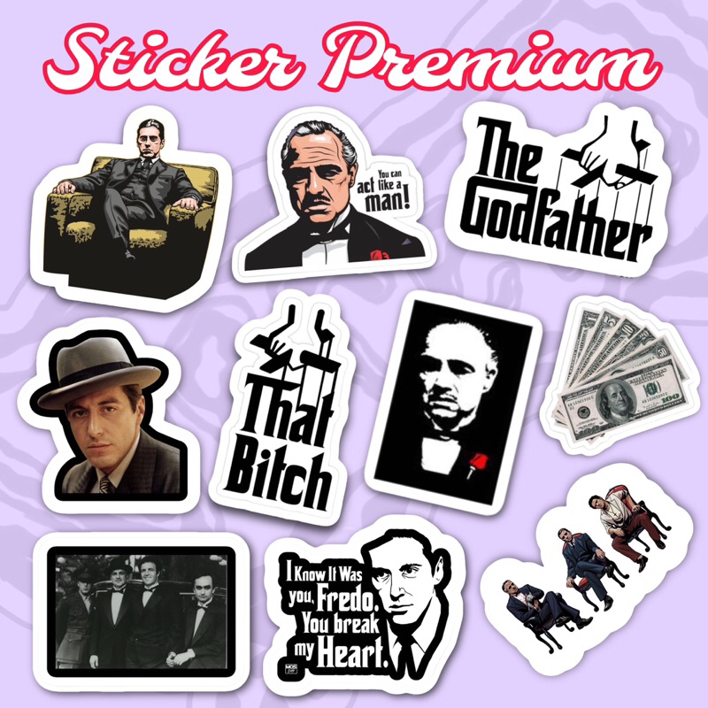 The Godfather pack 10 pcs premium waterproof stickers | Shopee Philippines