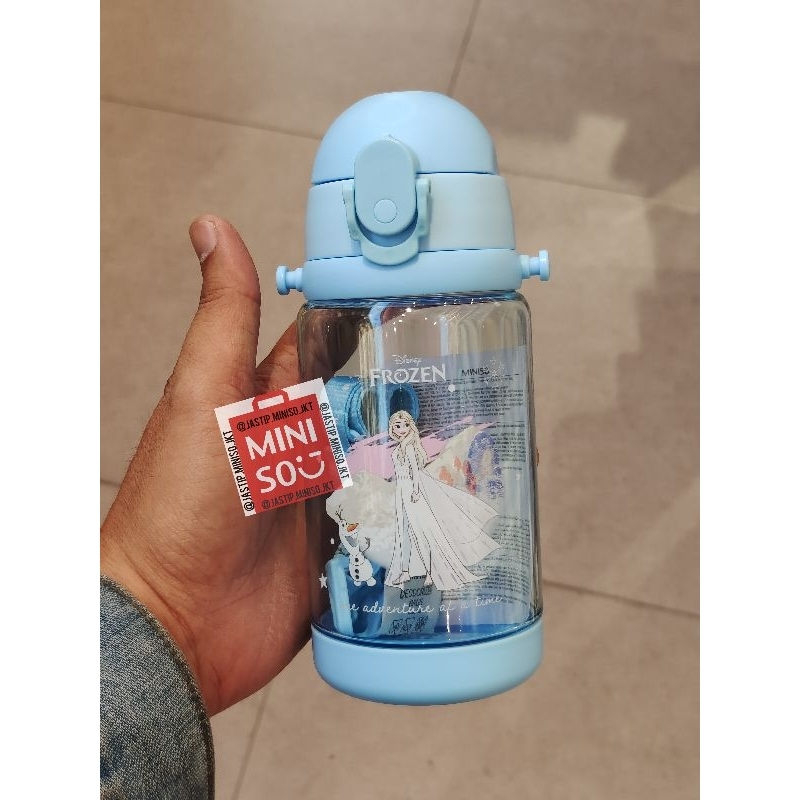 MINISO DISNEY FROZEN Straw Drinking Bottle (520ml) | Shopee Philippines